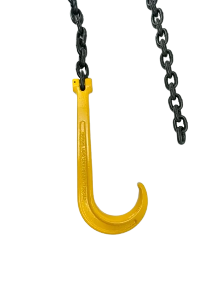 Tow J-Hook 15" G80 with 3/8in x 5ft G100 – Everything Tie Down