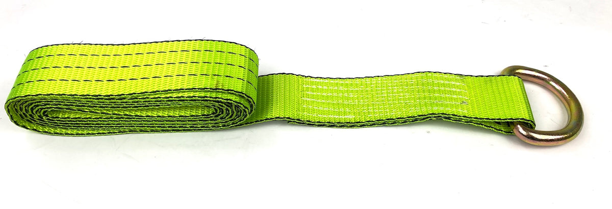 2" x 8' HV Green Tecnic Webbing Lasso Strap (Single) – Everything Tie Down