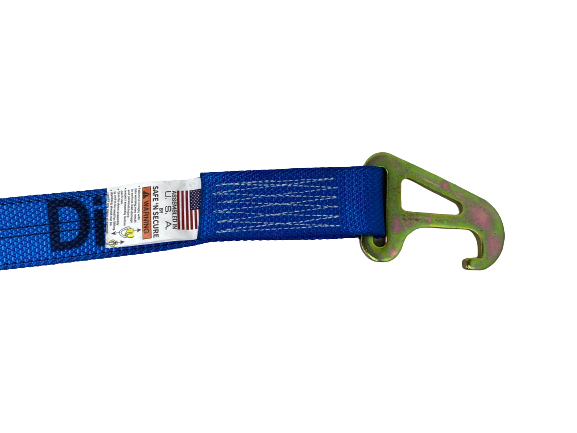 2" x 10' DIAMOND WEAVE Wheel Lift Straps for Jerr-Dan MPL Element Bask ...