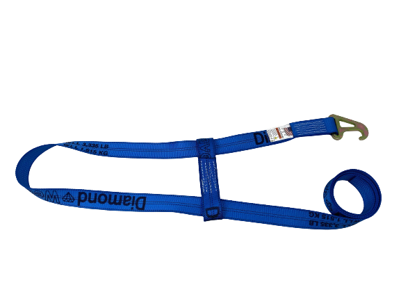 2" x 10' DIAMOND WEAVE Wheel Lift Straps for Jerr-Dan MPL Element Bask ...