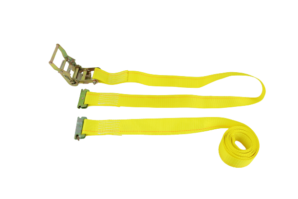 (600pcs Pallet Sale) 2" x 12' Yellow Interior Van Strap Ratchet Assemb ...