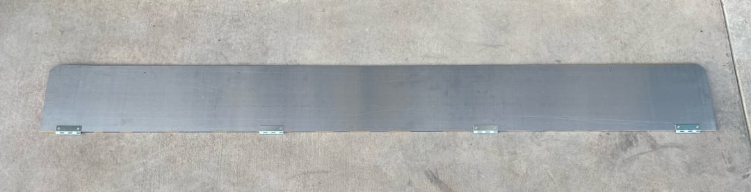 Aluminum OVERSIZE LOAD sign with hinges 84x18 – Everything Tie Down