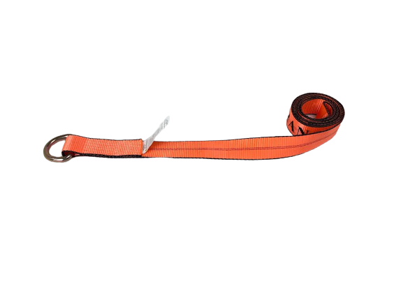 10ft Big Orange Lasso Straps w Steel Ring (Single) – Everything Tie Down