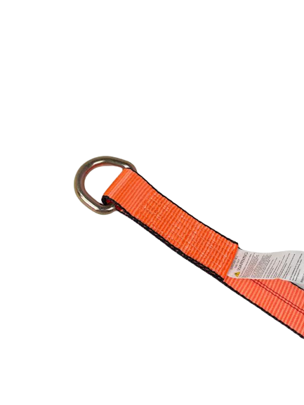 10ft Big Orange Lasso Straps w Steel Ring (Single) – Everything Tie Down