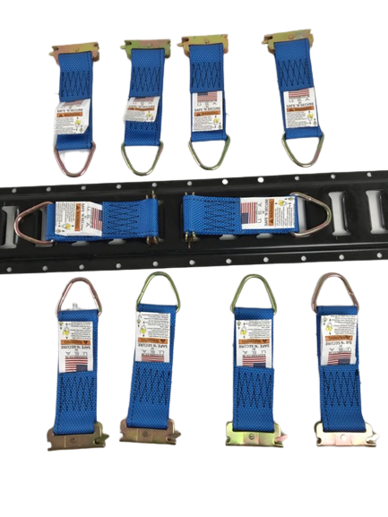 2" x 6" Rope Tie With Spring E Fitting | Pack of 10 – Everything Tie Down