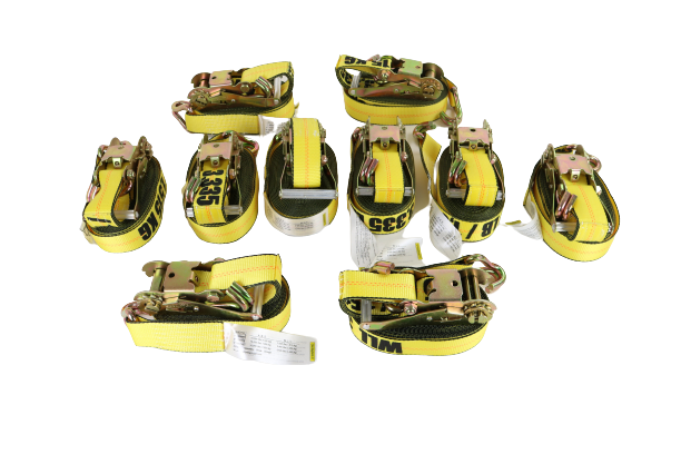 10-Pack 2" x 30' Ratchet Strap with Wire Hooks - 3333lb WLL ...